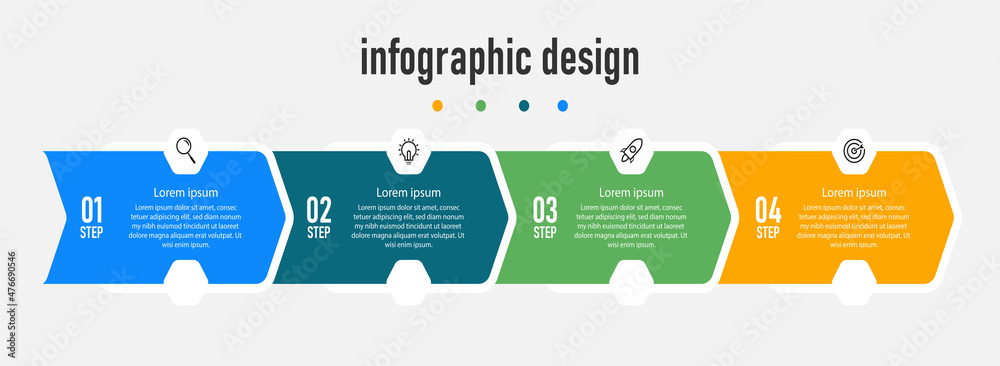 Steps timeline infographics design template Stock Vector | Adobe Stock