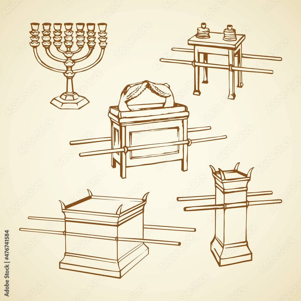 Altar. Vector drawing icon sign Stock Vector | Adobe Stock
