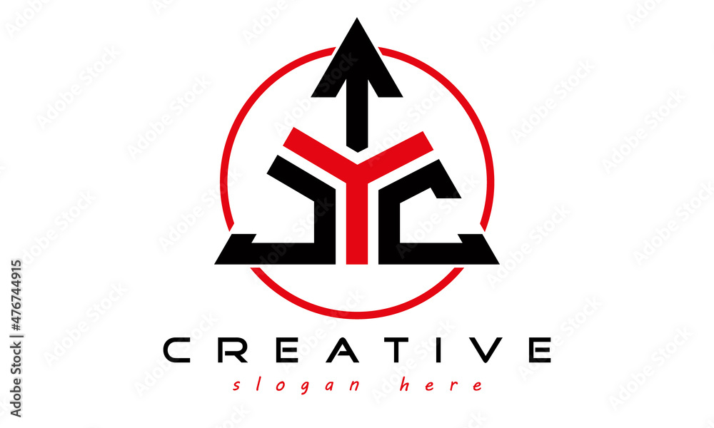 emblem badge with wings JTC letter logo design vector, business logo ...