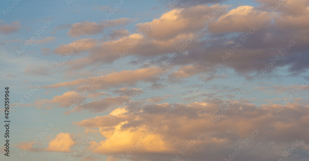 Clouds on the background of the sky. Sunrises and sunsets. Best ...