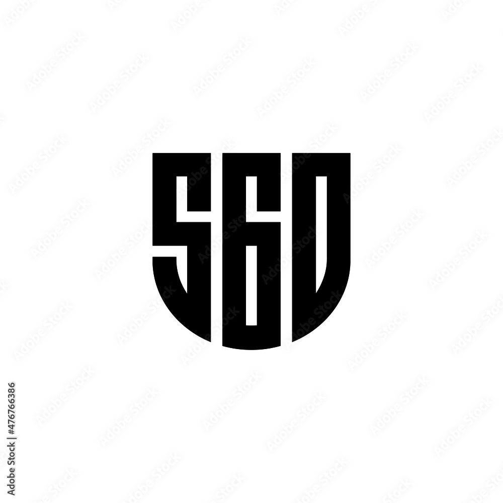 SGD letter logo design with white background in illustrator, vector ...