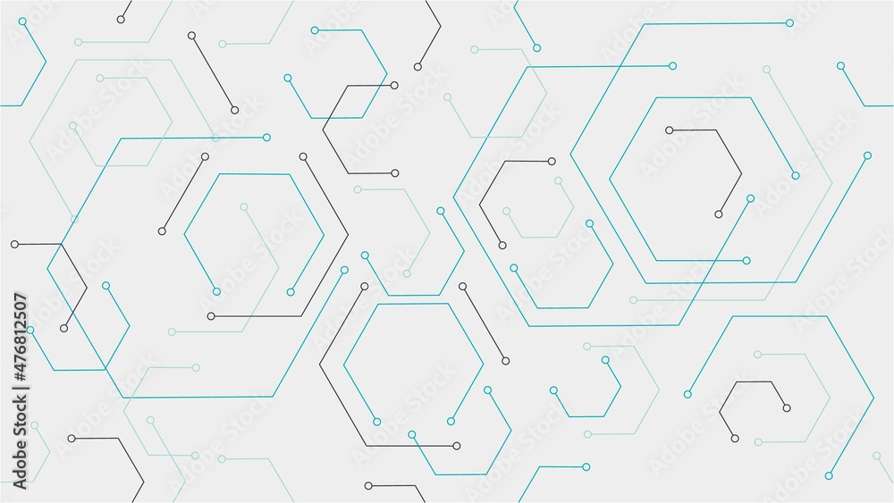 Seamless Geometric Pattern Simulating a Printed Circuit Board Stock ...