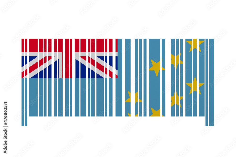World countries. Bar code decorative on white background. Made in ...