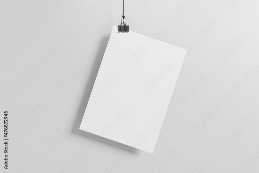 White a4 paper that can use to showcase your flyer and brochure design ...