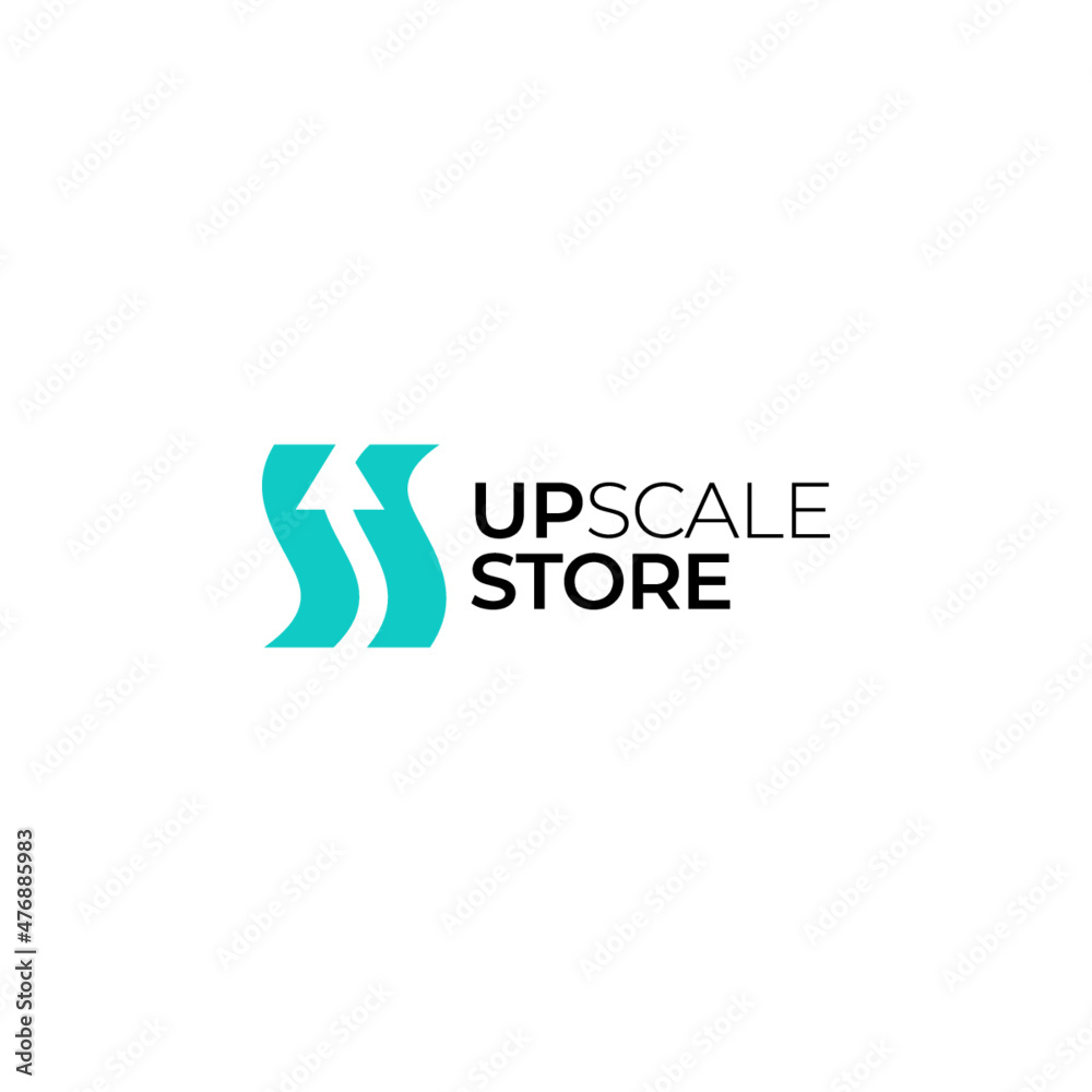 Iconic and Modern Upscale Store Editable Logo Template Stock Vector ...