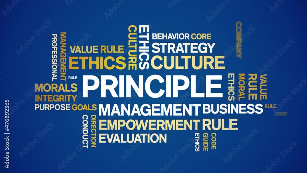Principle Animated tag word cloud;text design animation kinetic ...