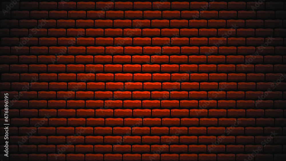 Banner. Brick wall . Background for text. red brick wall background ...