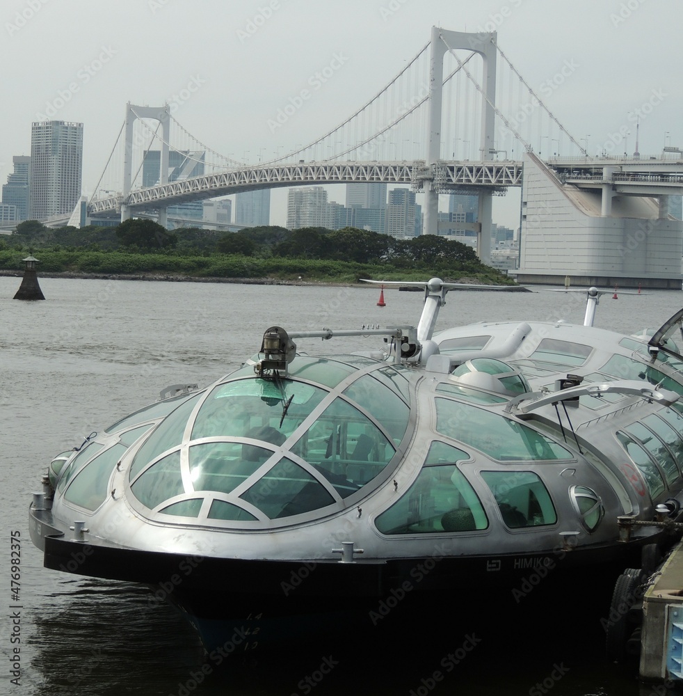 Crucero fluvial por el rio Sumida, Tokio, Japon. Stock Photo | Adobe Stock