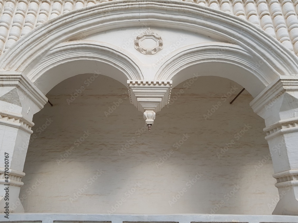 Old stone building with columns Stock Photo | Adobe Stock