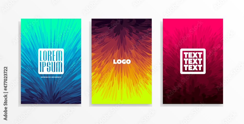 Collection of splash backgrounds for posters, banners, flyers. Stock ...