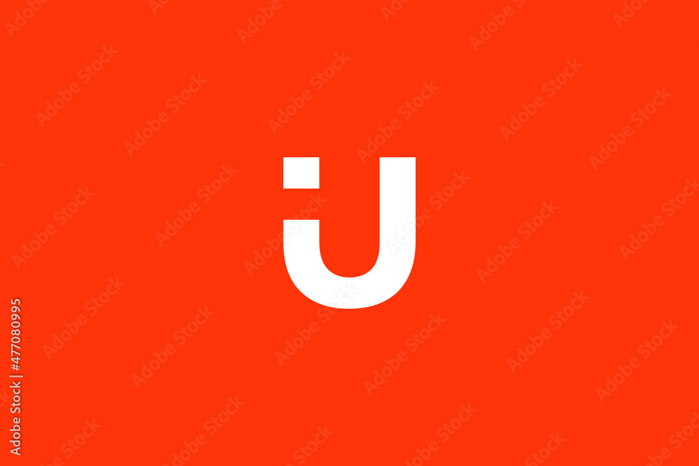 New and Modern U letter with minimalistic look. Professional artwork ...