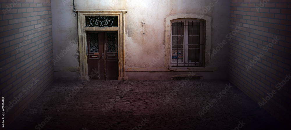 3d render of old damaged room, Matte painting of old house for vfx and ...