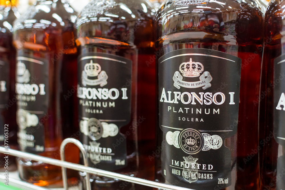 Manila, Philippines - Alfonso I Platinum Solera Brandy for sale at an ...
