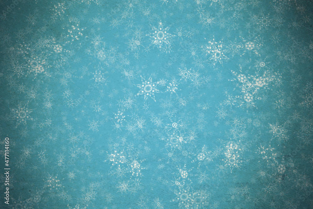 snowflakes on old paper texture Stock Photo | Adobe Stock
