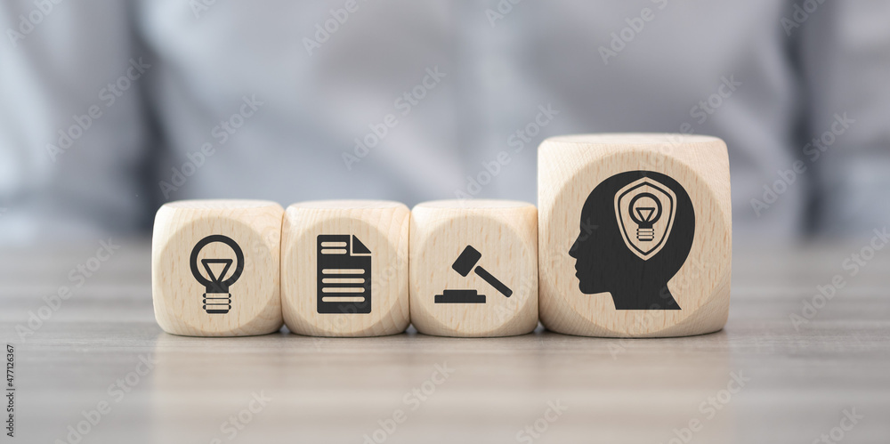 Concept of intellectual property Stock Photo | Adobe Stock