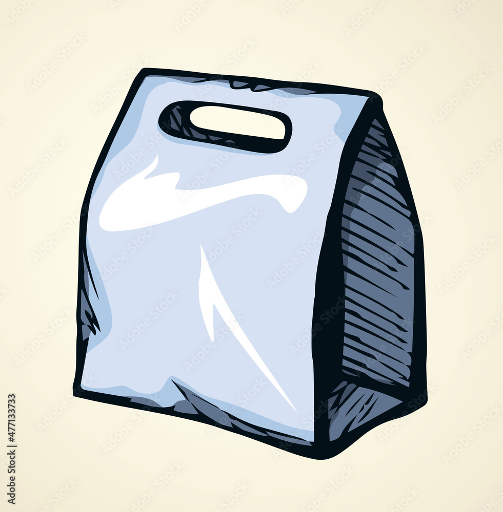 Rectangular carton packaging. Vector drawing Stock Vector | Adobe Stock