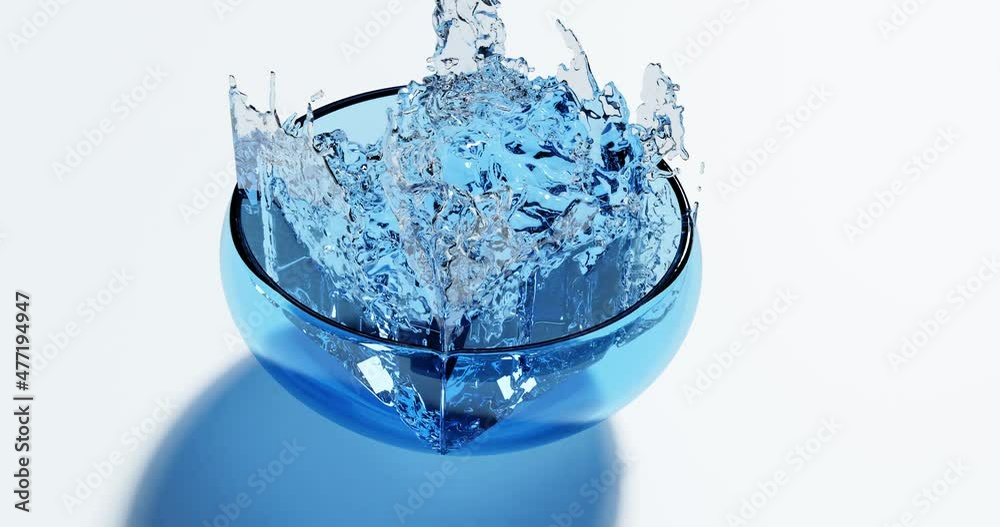 Three-dimensional panning animation full shot dramatic formation of ...