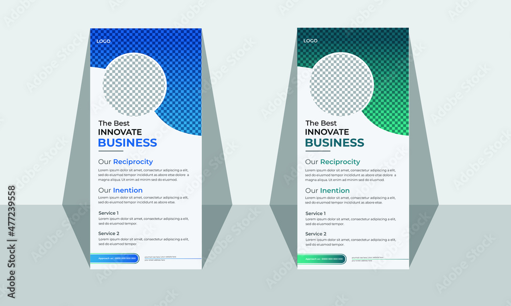 Roll up banner design template, Modern X Banner Signage Standee ...