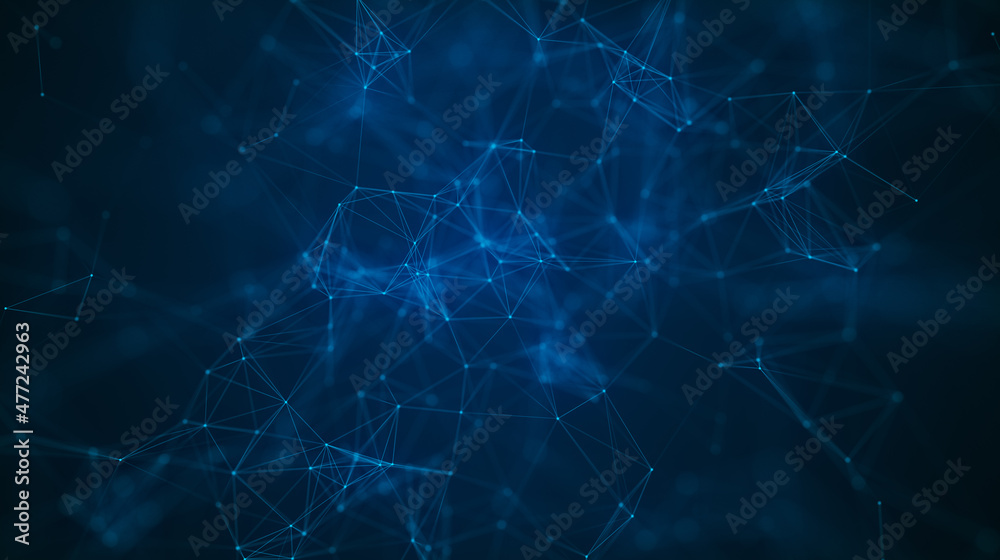Plexus style background. High tech digital technology, global social ... Plexus style background. High tech digital technology, global social ...