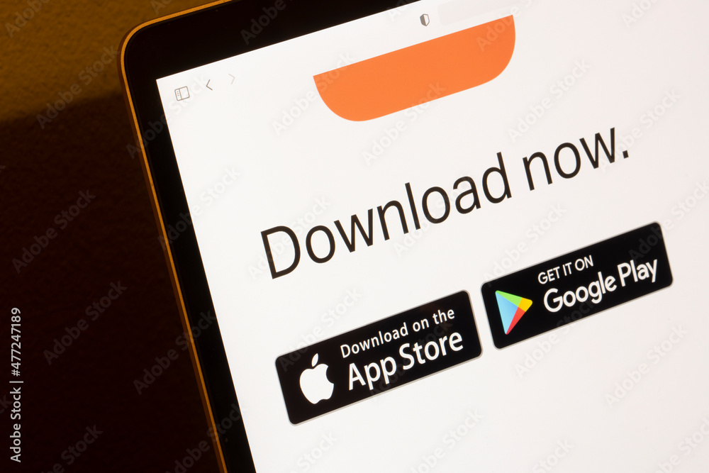 Portland, OR, USA - Dec 27, 2021: Close up of the Apple App Store and ...