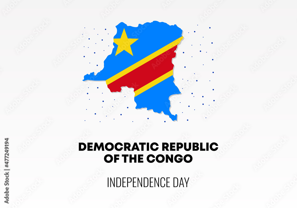 Republic of Congo independence day background poster for national ...