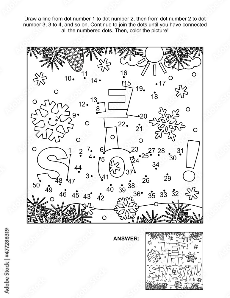 Winter Hidden Picture Puzzles