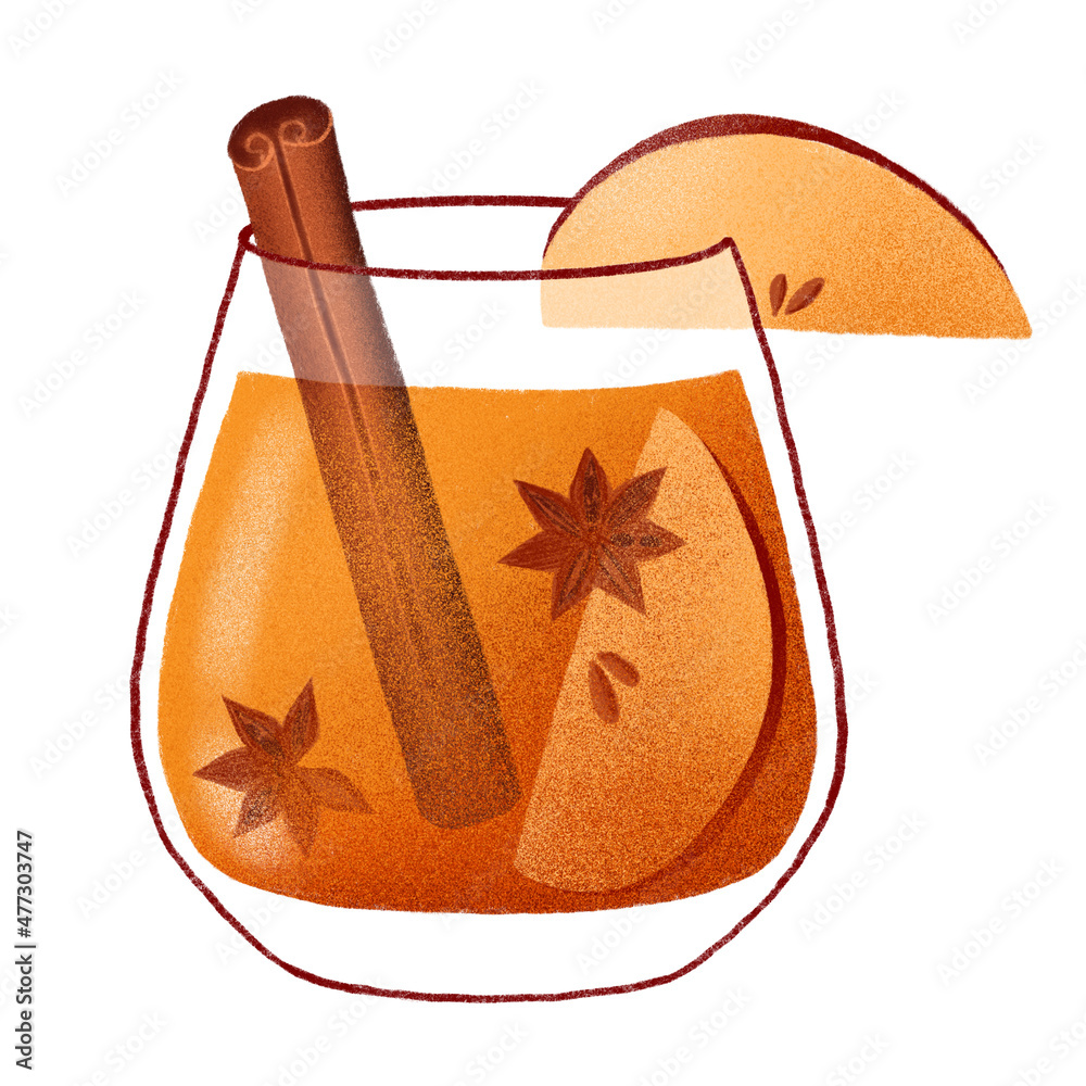 Hand drawn isolated apple cider. Apple beverage illustration clipart ...