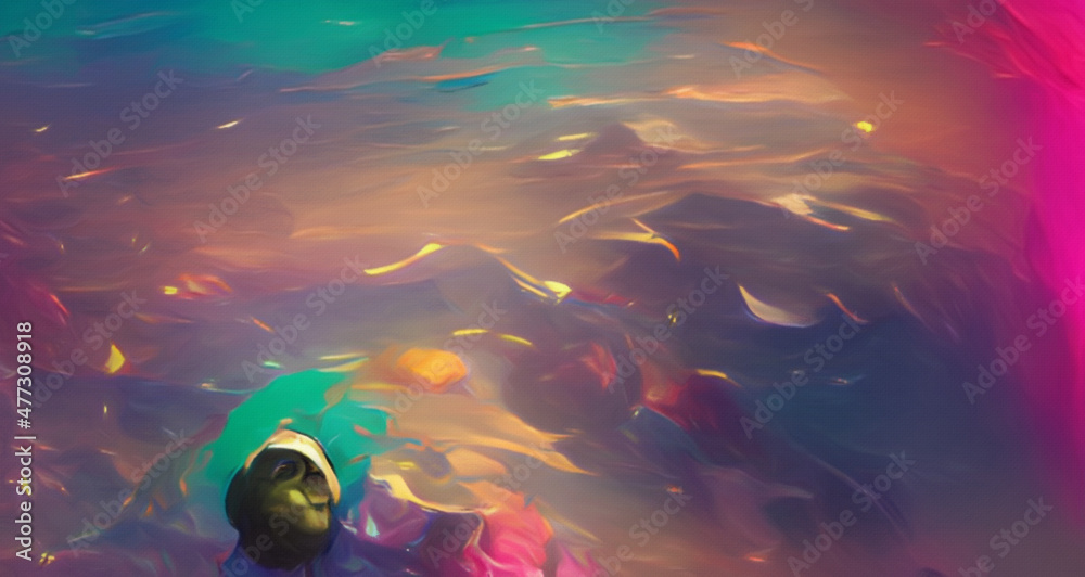 Abstract simple minimalism fantasy abstract background, fade matte ...