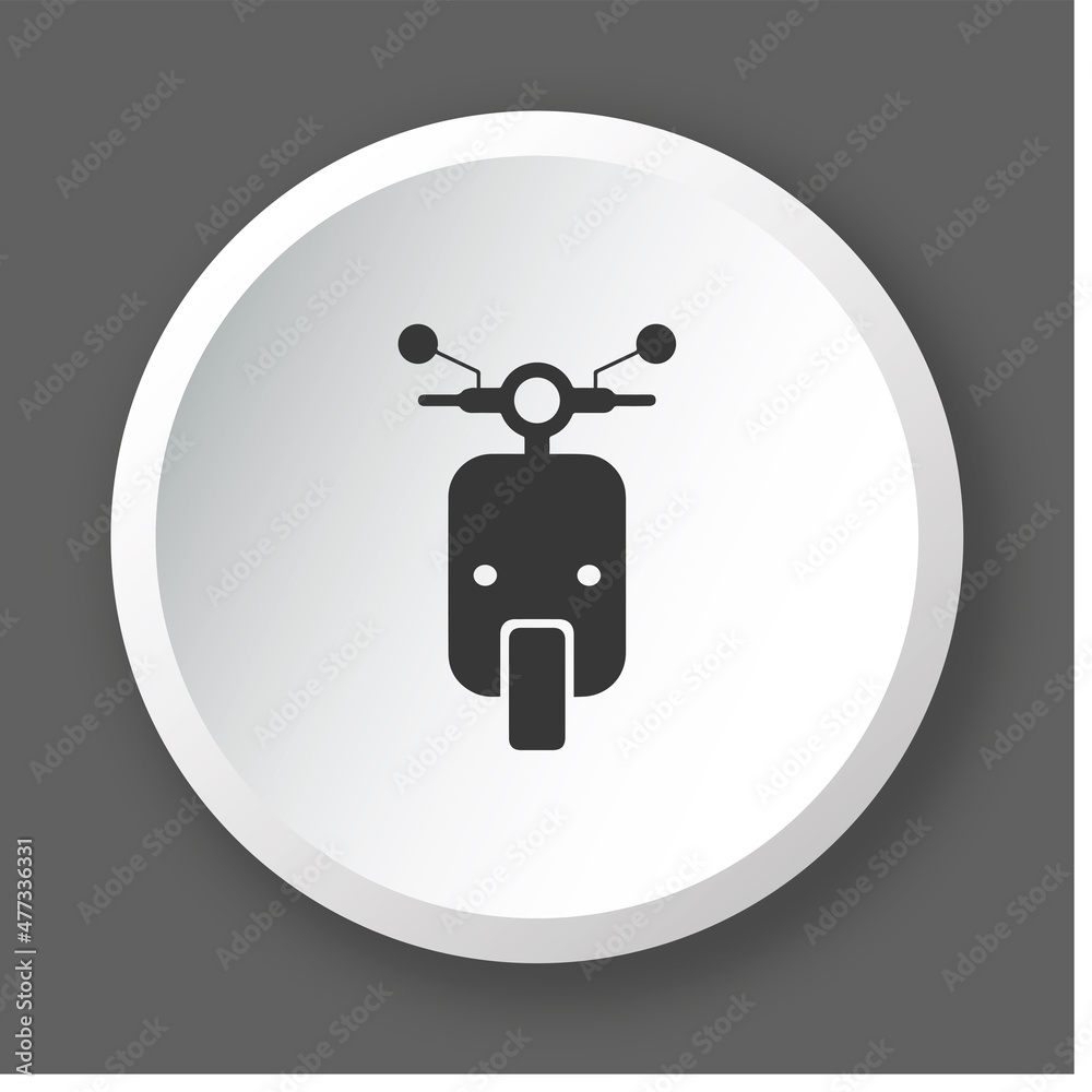 Logo deux roues motorisés. Stock Vector | Adobe Stock