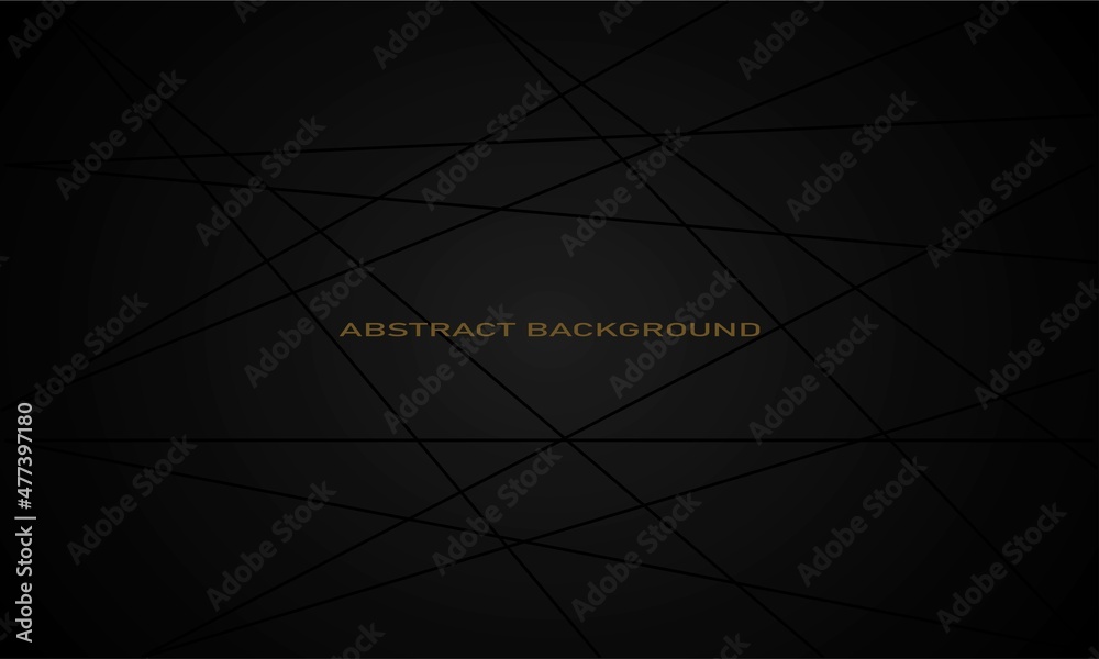 dark background with abstract black lines Stock Vector | Adobe Stock