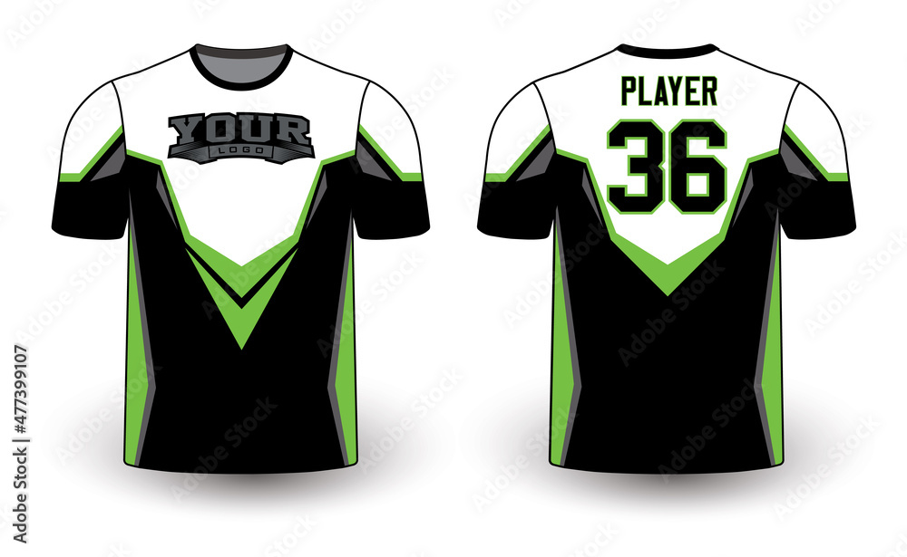 Sports gear template mockup perfect fit for all sports. The designs ...