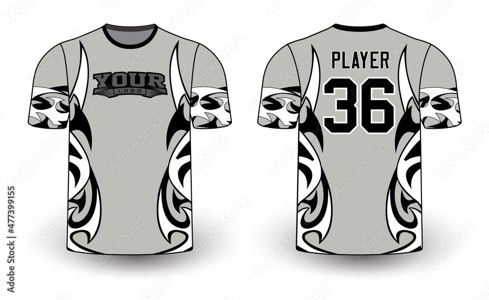 Sports gear template mockup perfect fit for all sports. The designs ...