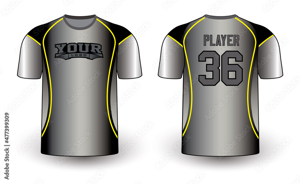 Sports gear template mockup perfect fit for all sports. The designs ...