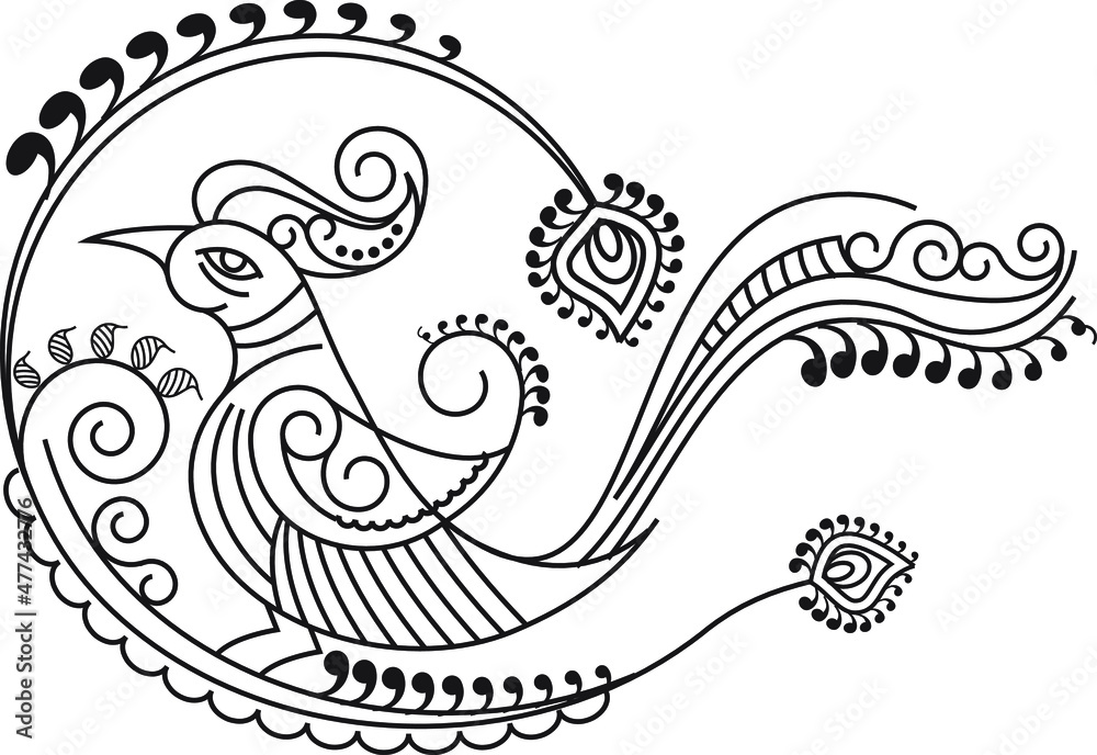 Indian Traditional and Cultural Rangoli, Alpona, Kolam, or Paisley ...