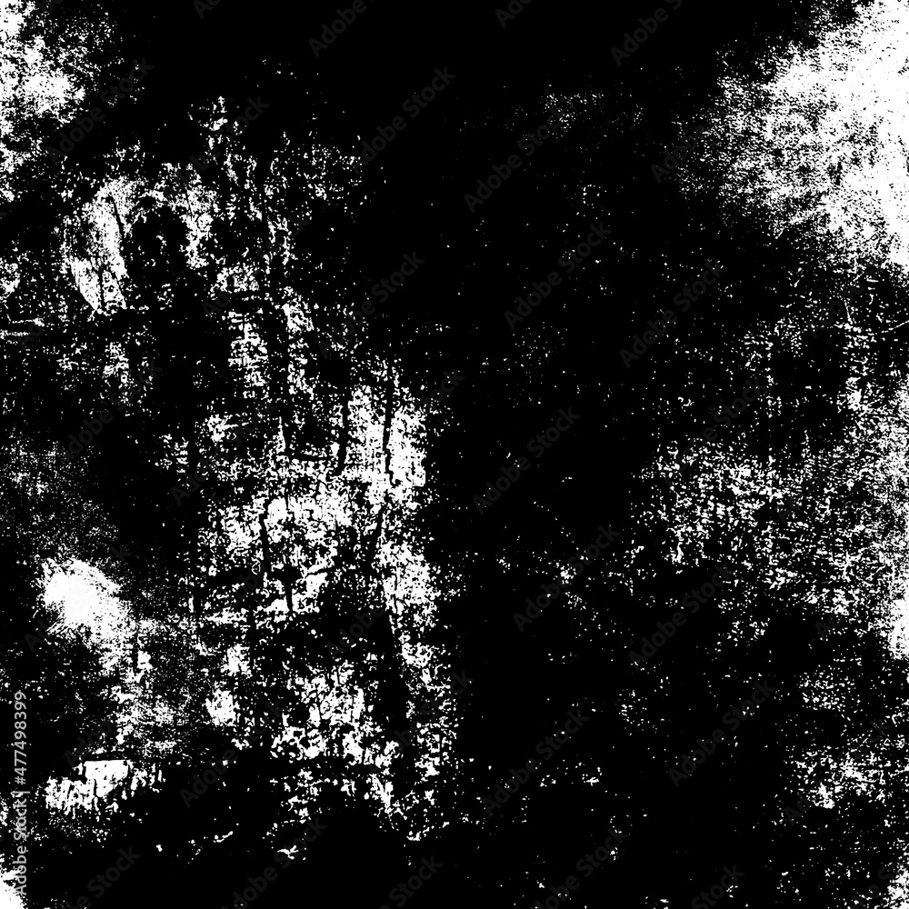 Abstract horror scratched background with grunge spread splash and ...