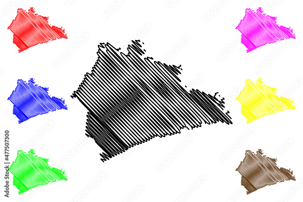 Rewa district (Madhya Pradesh State, Rewa division, Republic of India ...