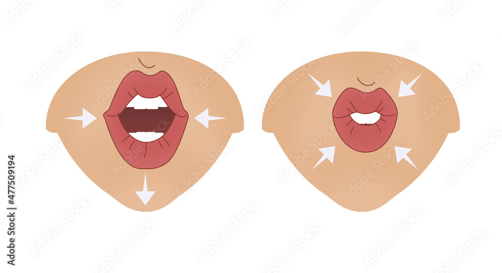 Exercises for the expression muscles around the lips and mouth ...