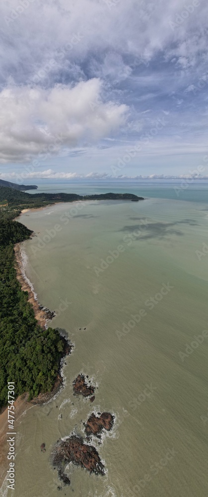 The Telok Teluk Melano Coastline and Serabang Beach at the most ...