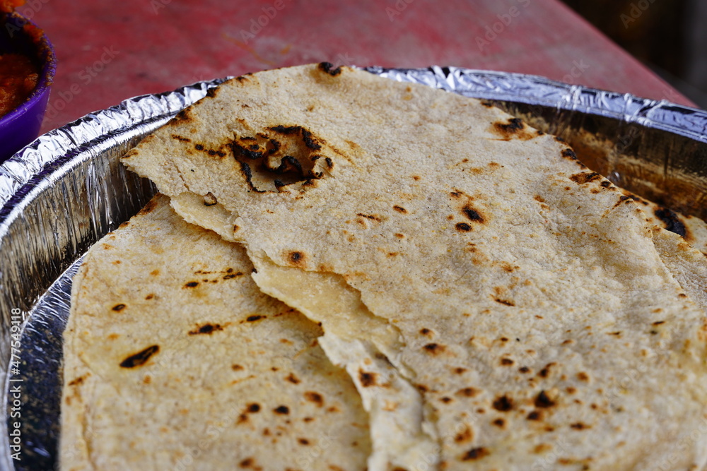 Indian roti image -Close up image of Indian Bread roti Stock Photo ...