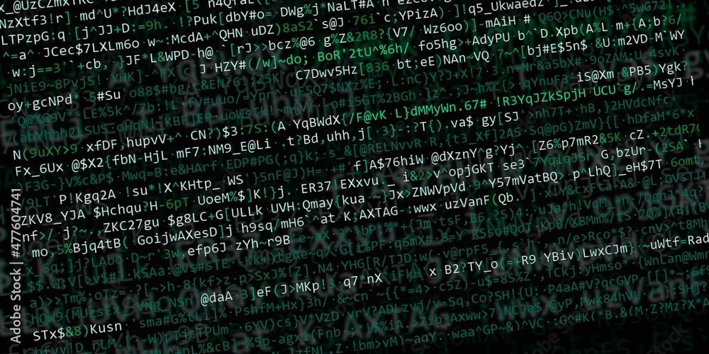 Computer script code. Programming screen of software developer. Program code background. Modern ...