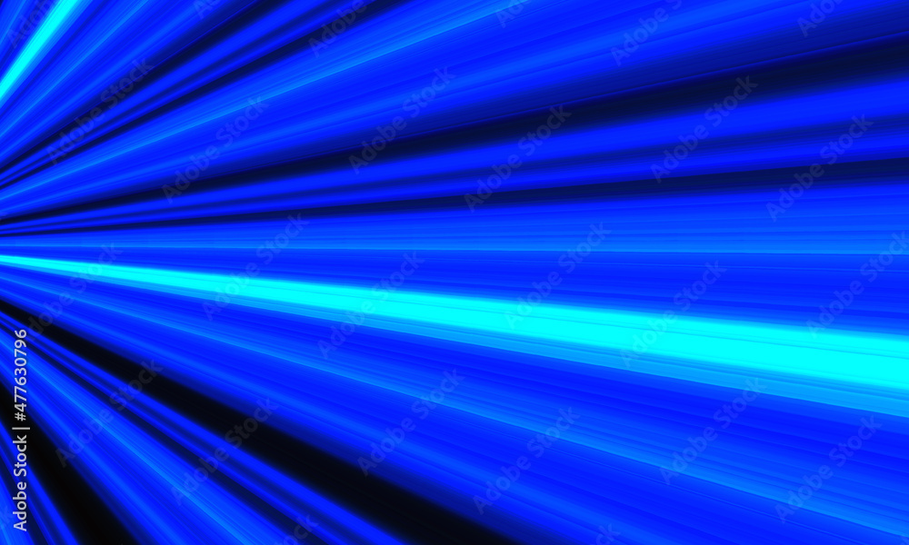 Abstract blue neon technology futuristic speed zoom background vector ...