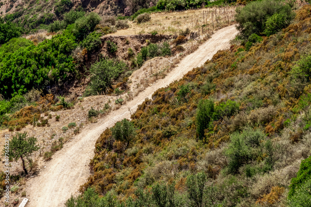 Landscape of Calabria in the south of Italy. Amazing scenery of ...