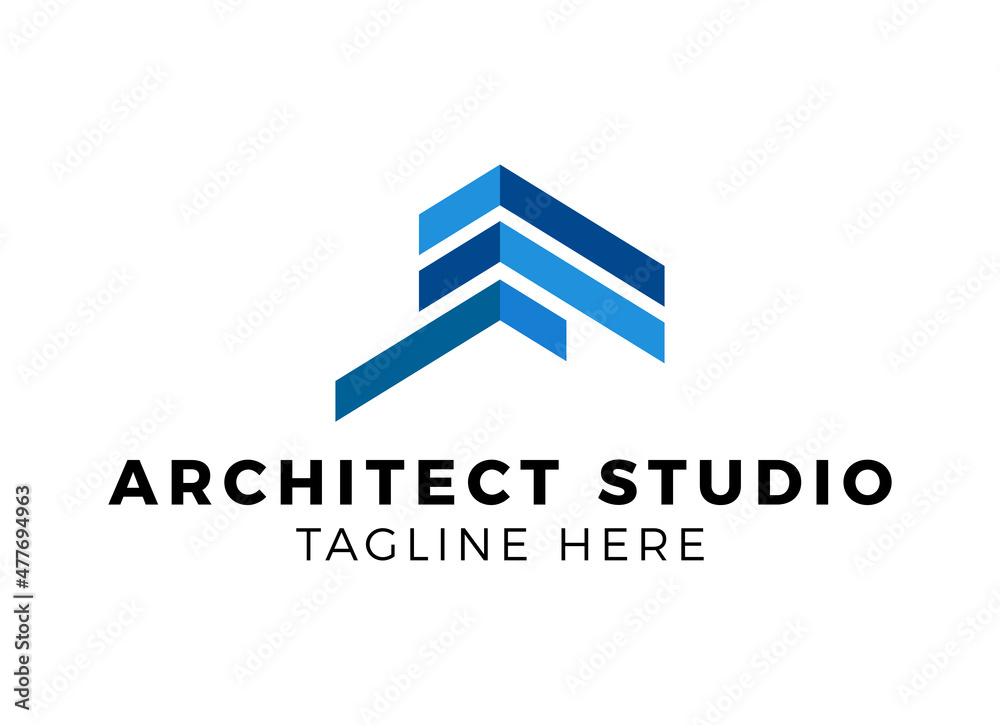 Architect Studio, Building Apartmen Logo Design Inspiration. Stock ...