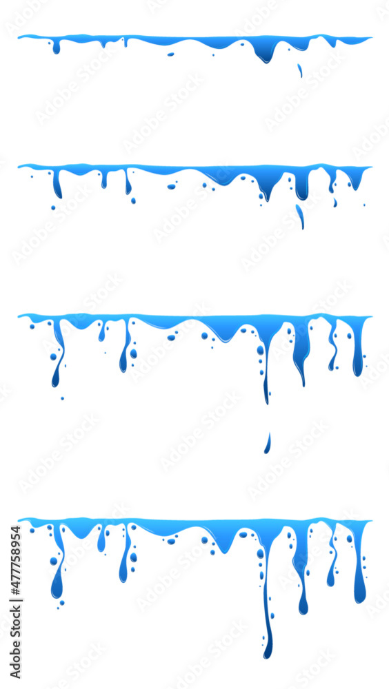 A sprite sheet, a water trap, a splash. Animation for a game Stock ...
