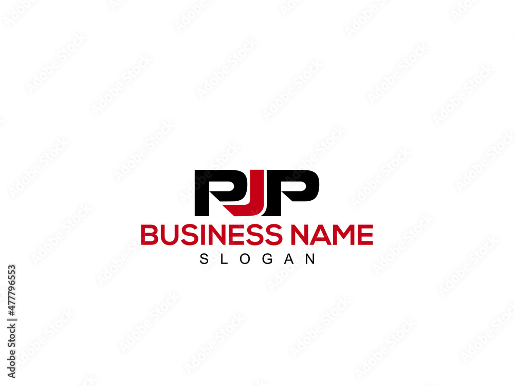 Initial Letter PJP Logo Icon, Colorful PJ Letter Logo Image Design ...