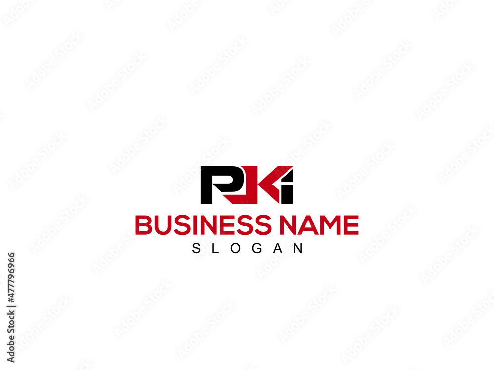 Creative letter PKI logo Icon, Colorful pk Logo Design for your ...