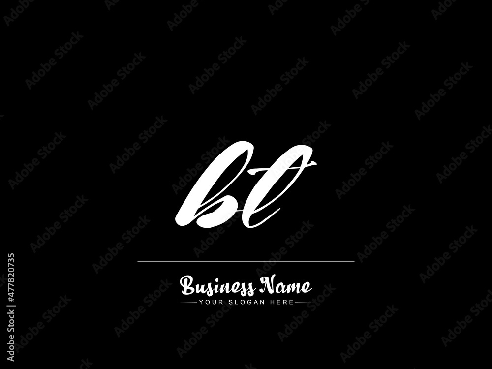 Signature BT Initial letter, new Bt handwriting and signature logo ...
