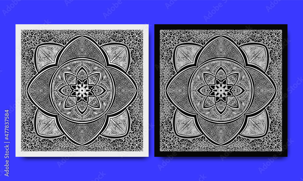 Traditional Mandala Art - Vector Design Stock Vector | Adobe Stock