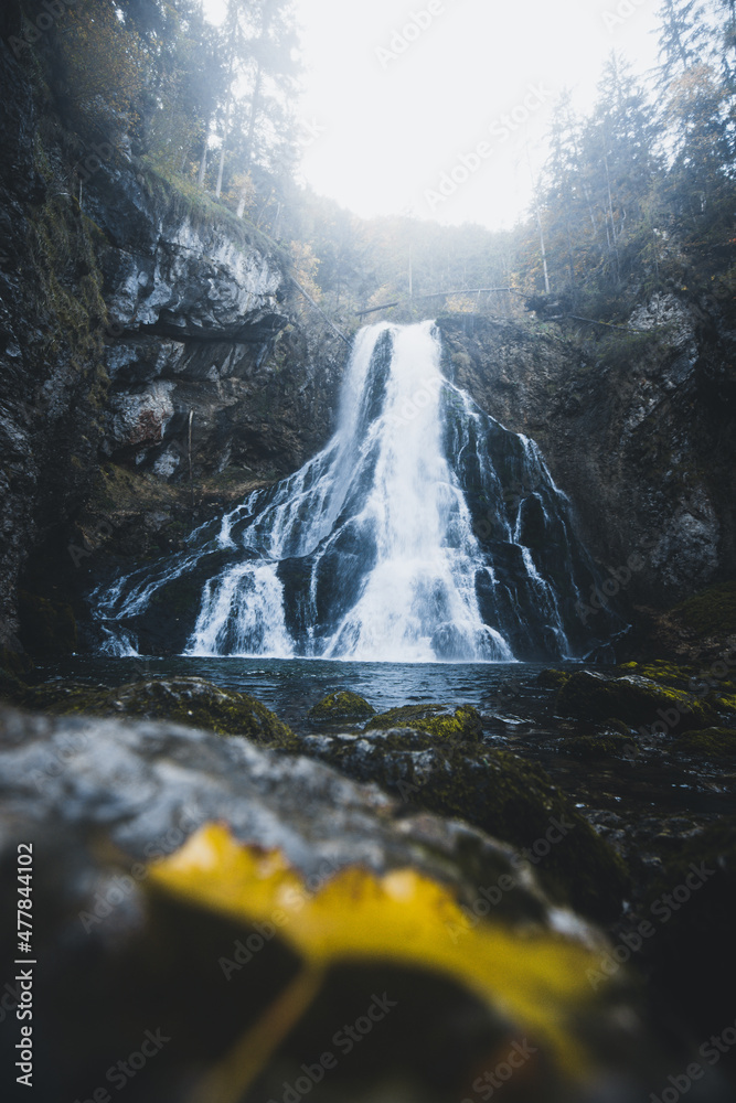 Gollinger Wasserfall in den Alpen in Golling Österreich Salzburg mit ...