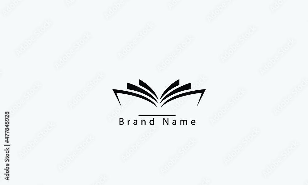 Book education vector logo design Stock Vector | Adobe Stock